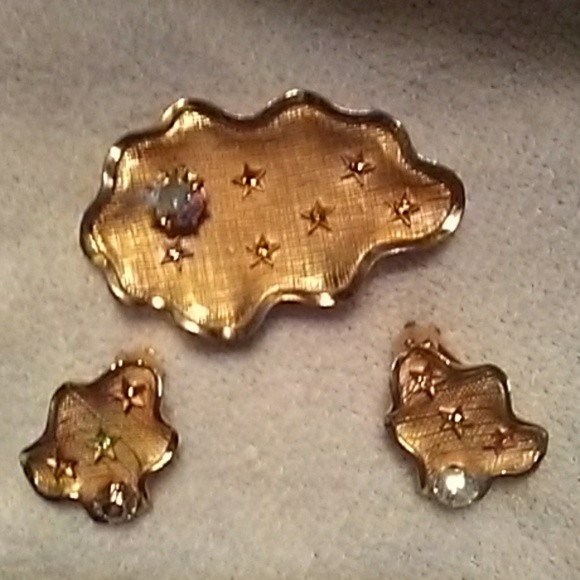 Kramer | Jewelry | Vintage Signed Kramer Brooch And Earrings | Poshmark